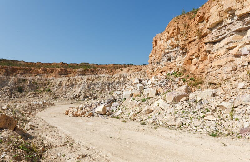 Development of rock stock image. Image of limepit, land - 44285809