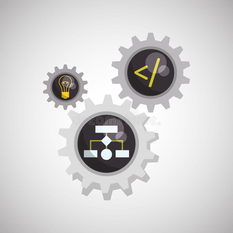Development and Software Design Stock Vector - Illustration of design ...