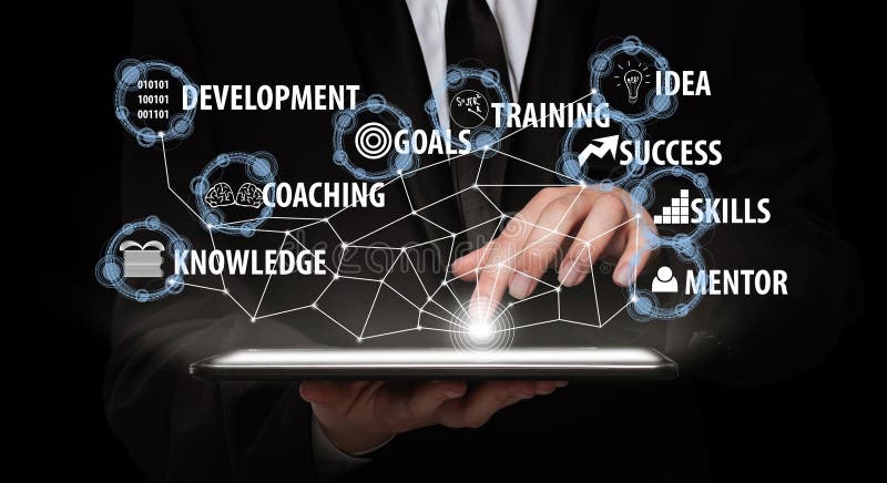 Development Software Technology Training System Business Concept ...