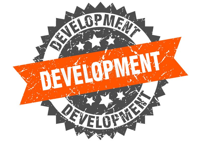 Development Stamp. Development Grunge Round Sign Stock Vector ...
