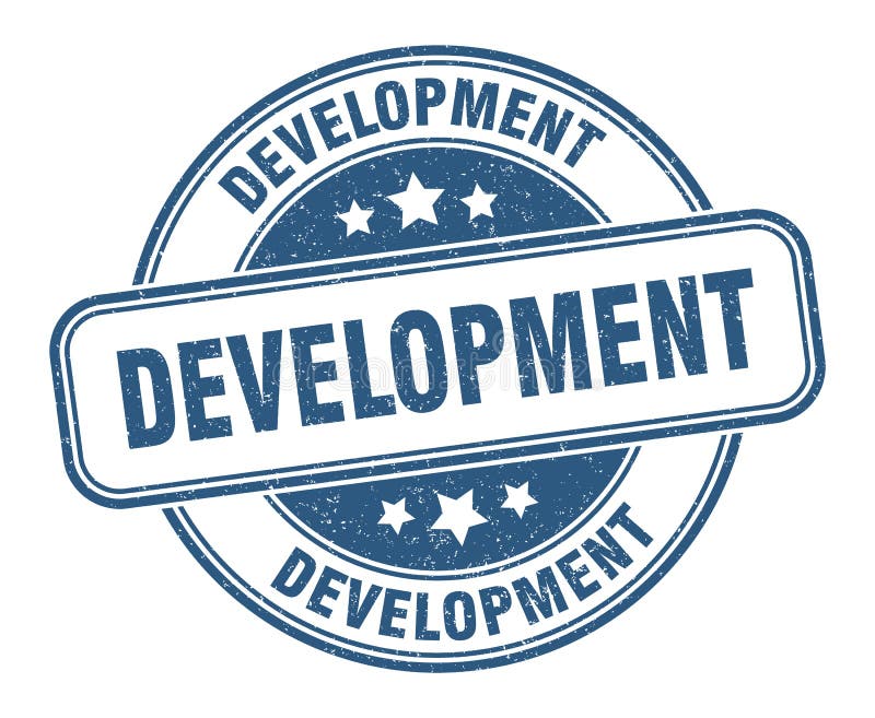 Development Stamp. Development Label. Round Grunge Sign Stock Vector ...