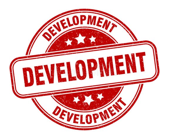 Development Stamp. Development Label. Round Grunge Sign Stock Vector ...