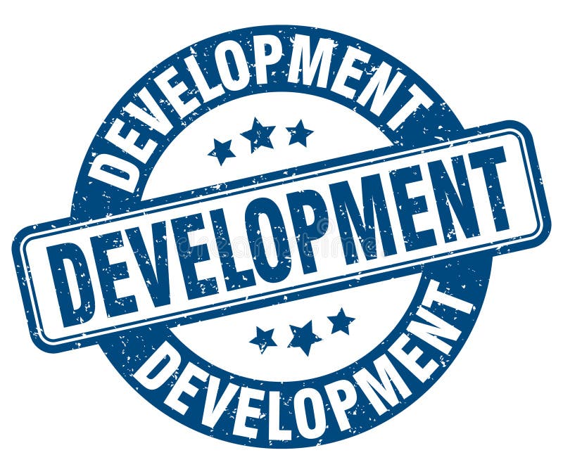 Development Stamp. Development Label. Round Grunge Sign Stock Vector ...