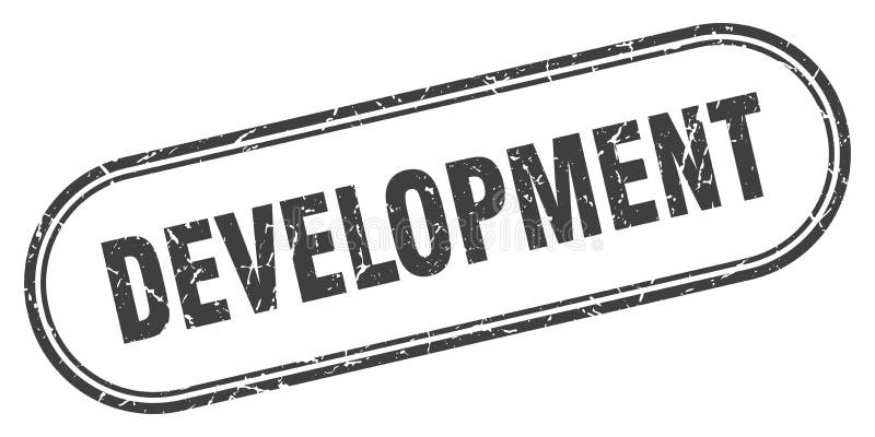 Development Stamp. Development Round Vintage Grunge Label Stock Vector ...