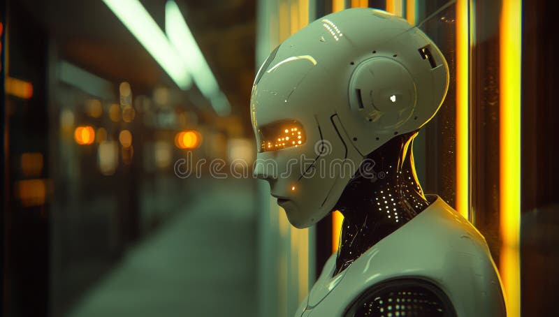 Development of Stock, Robotics, and Cyborgs in the Future Stock Image ...