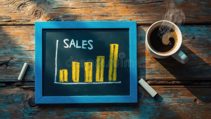 Development Strategy, Growth Chart, Sales Stock Illustration ...