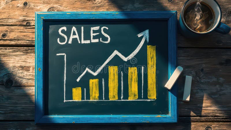 Development Strategy, Growth Chart, Sales Stock Illustration ...