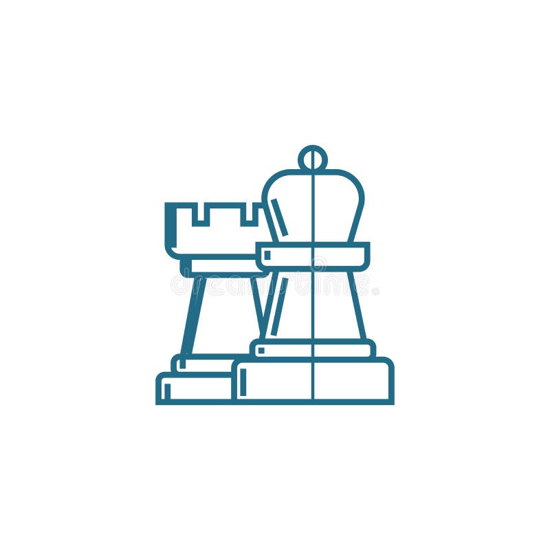 Development Strategy Linear Icon Concept. Development Strategy Line ...