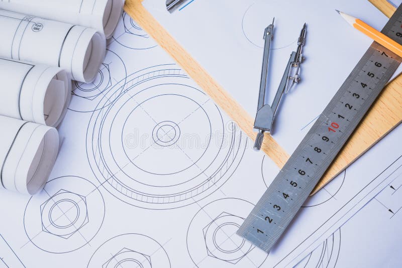 The Development of Technology Project Stock Image - Image of design ...