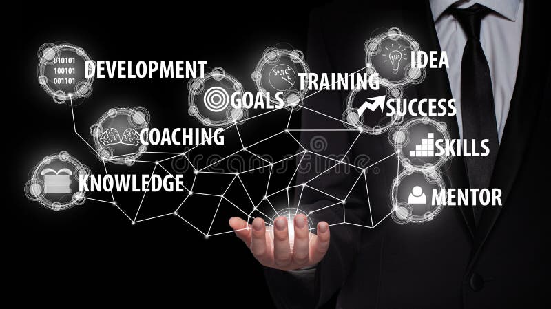 Business Education Strategy in Hand Stock Image - Image of internet ...