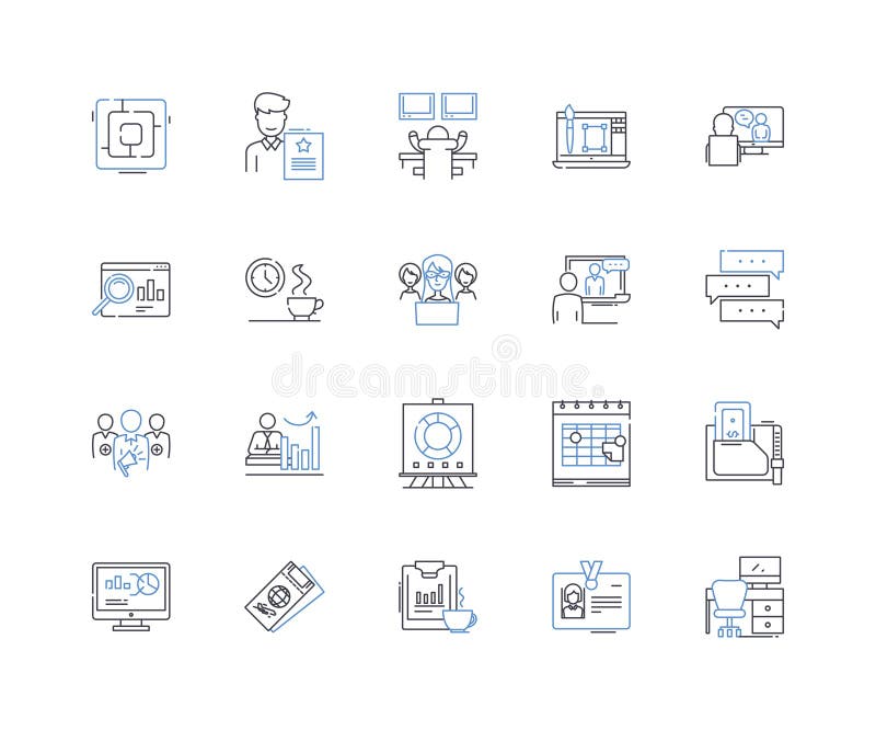 Development Unit Line Icons Collection. Innovation, Collaboration ... Development Unit Line Icons Collection. Innovation, Collaboration ...
