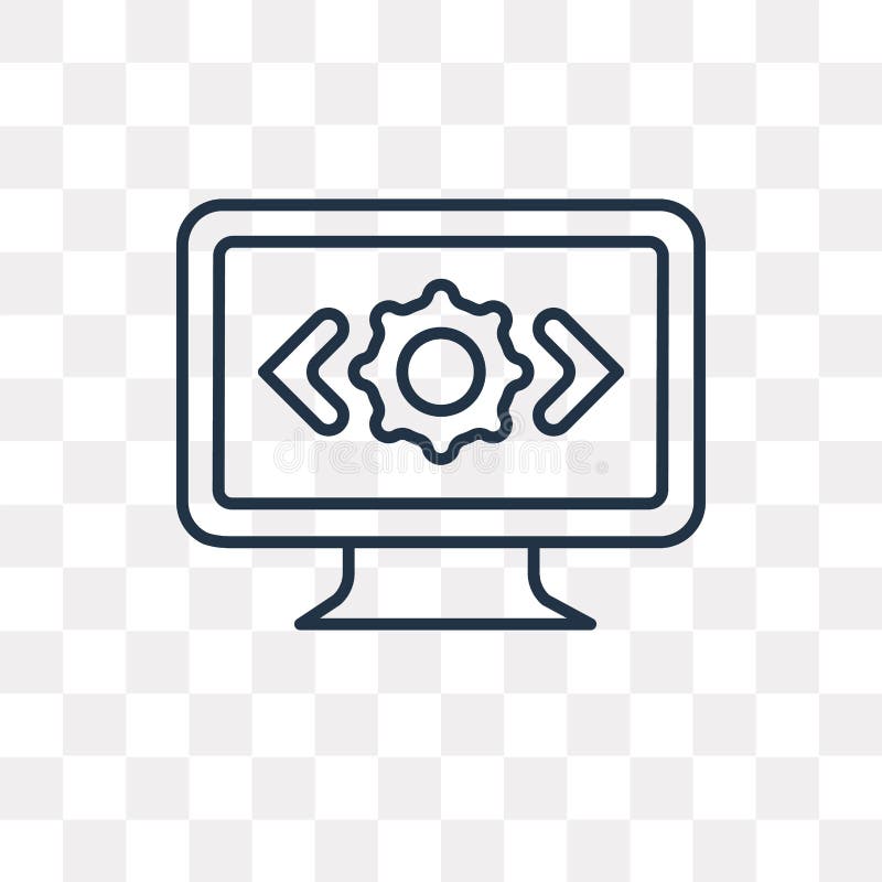 Development Vector Icon Isolated on Transparent Background, Development ...