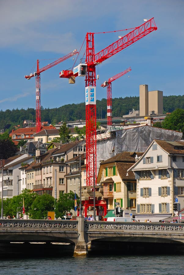 Development in Zurich editorial photography. Image of continuous - 32094107