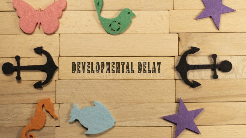 Developmental Delay Inscribed on Wood Patterned Surface. Education and ...