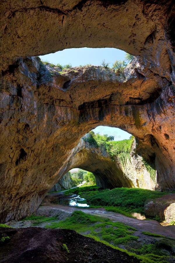 Devetashka cave stock photo. Image of stream, huge, devetashka - 54832006