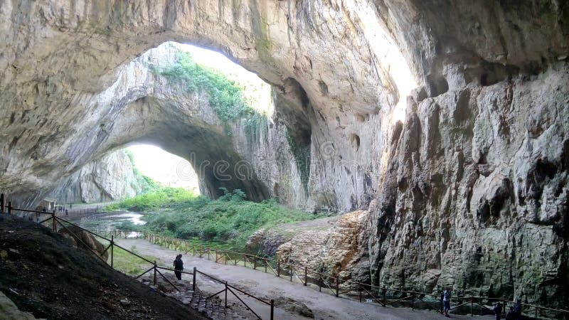 Devetashka cave stock photo. Image of stream, huge, devetashka - 54832006