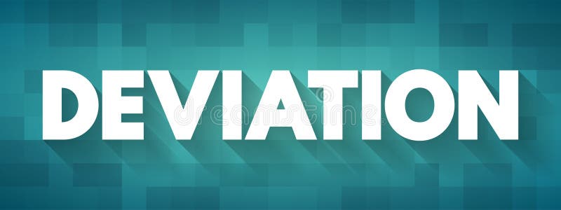 Deviation is a Measure of Difference between the Observed Value of a ...