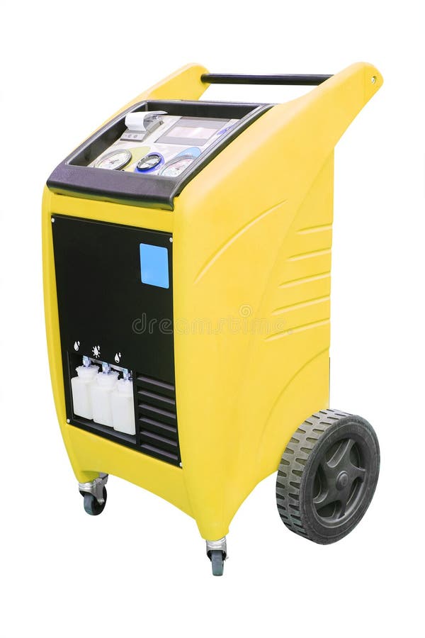 Device for Air-conditioner Check Stock Photo - Image of refrigerant ...