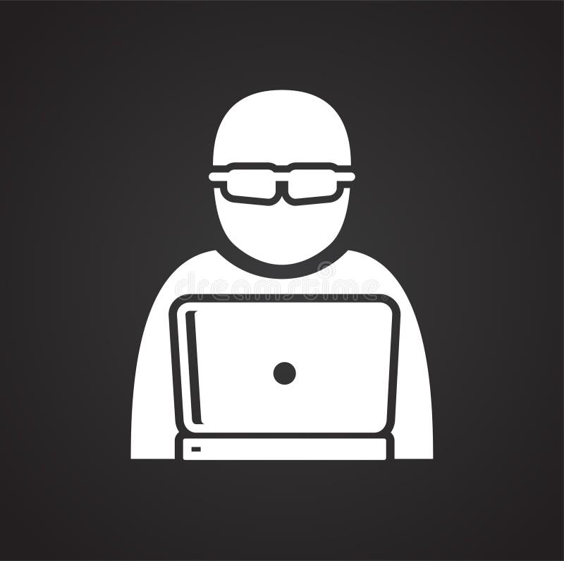 Device Attack Icon on Background for Graphic and Web Design. Simple ...