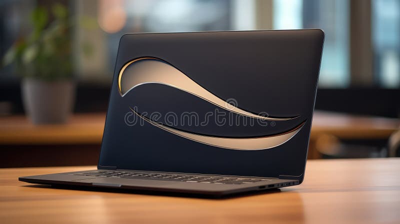 Device black swoosh stock illustration. Illustration of laptop - 372381611