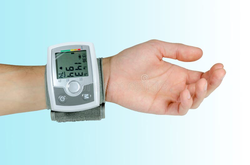 Device for Blood Pressure Heart Rate Stock Image - Image of measure ...