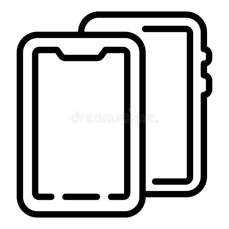 Iphone Back Outline Stock Illustrations – 128 Iphone Back Outline Stock ...