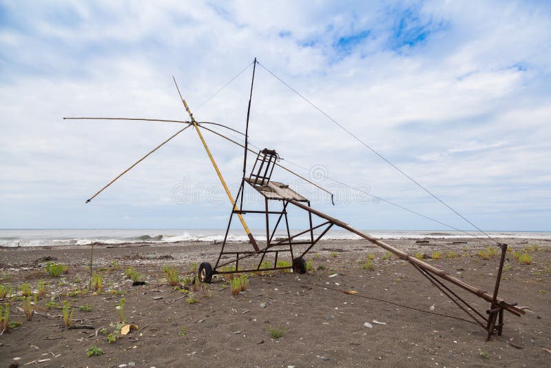 Device for catching fish stock photo. Image of catching - 76579330