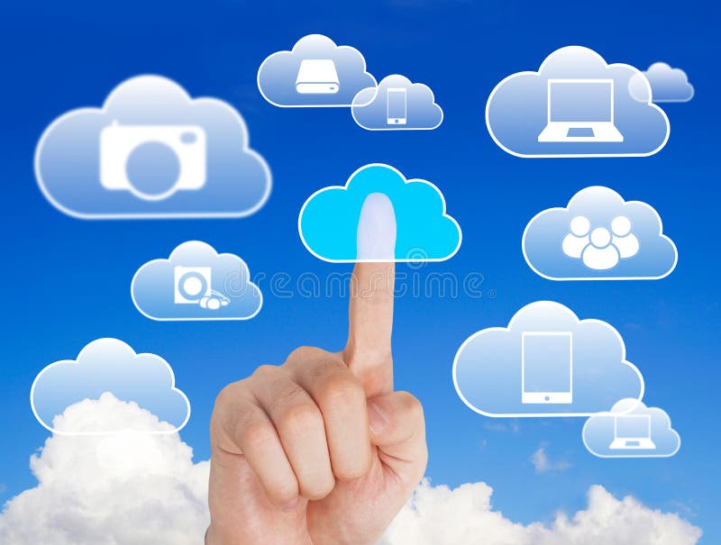 Device clouding stock photo. Image of computing, icons - 55201206