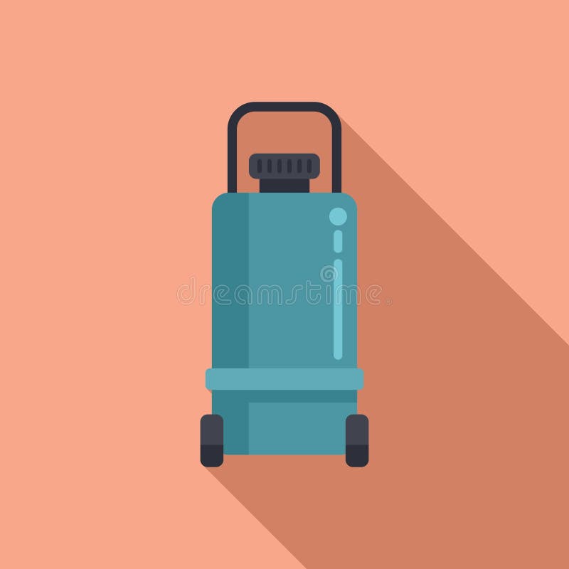 Device Compressor Icon Flat Vector. Air Machine Stock Vector ...