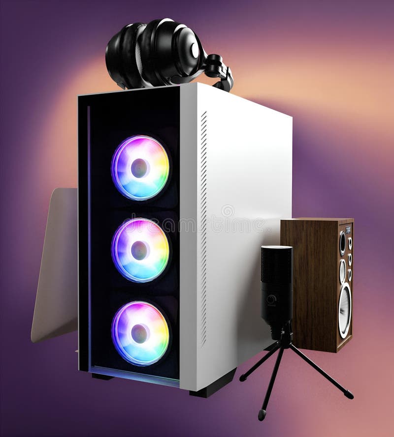 Device 3d Render, Abstract Illustration, Digital Technic Concept Stock ...