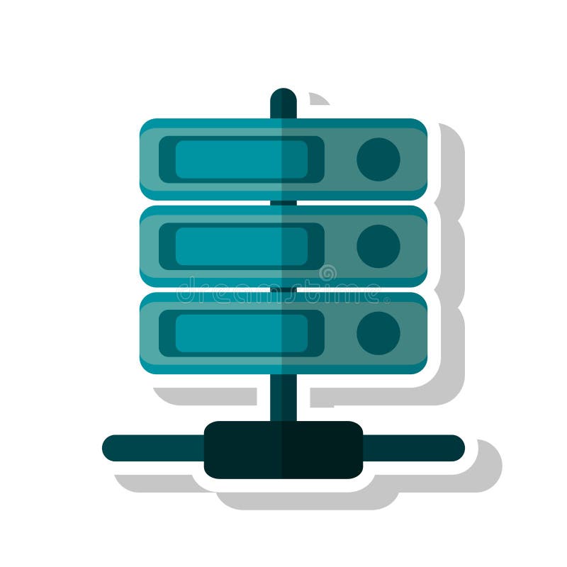 Device and Data Base Design Stock Vector - Illustration of support ...