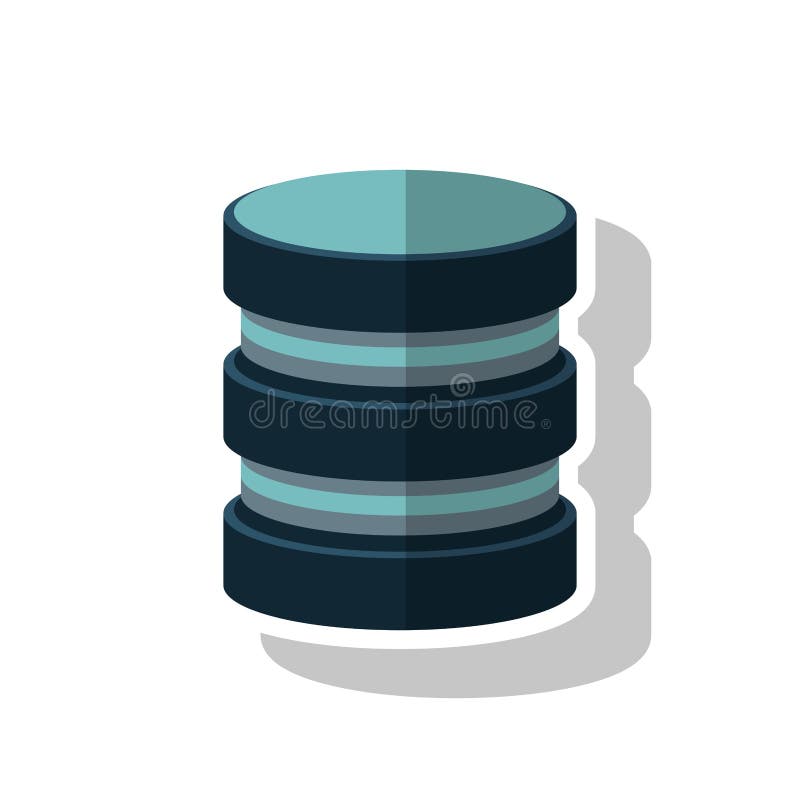 Device and Data Base Design Stock Vector - Illustration of technology ...