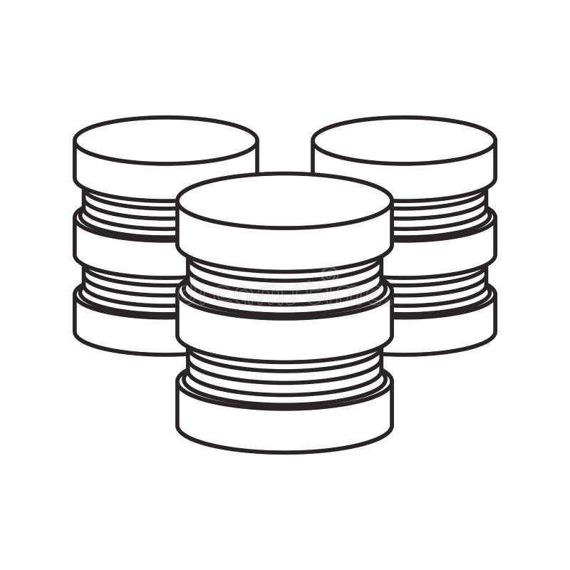 Device and Data Base Design Stock Vector - Illustration of secure ...