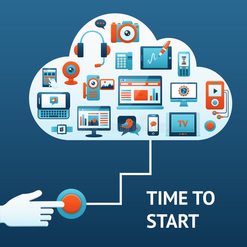 Device Design Concept stock vector. Illustration of modern - 47722797