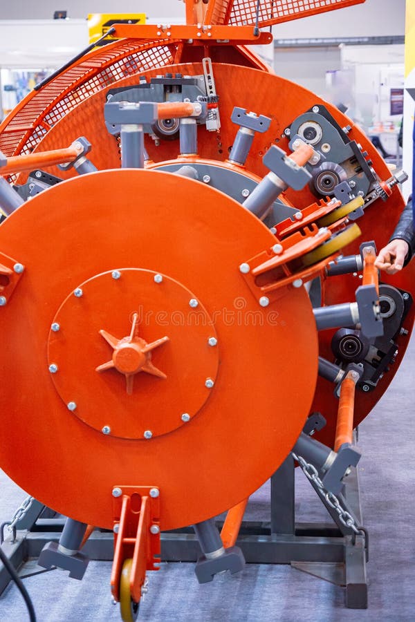 A Device Designed for Lifting and Lowering Loads. Stock Image - Image ...