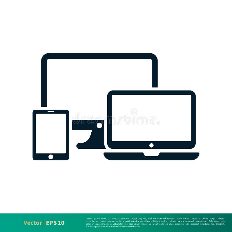 Device Digital Icon Vector Logo Template Illustration Design EPS 10 ...