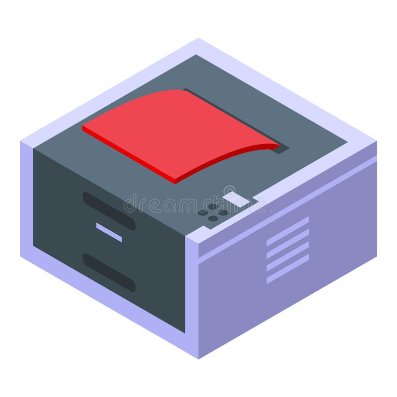 Device Digital Printing Icon, Isometric Style Stock Vector ...