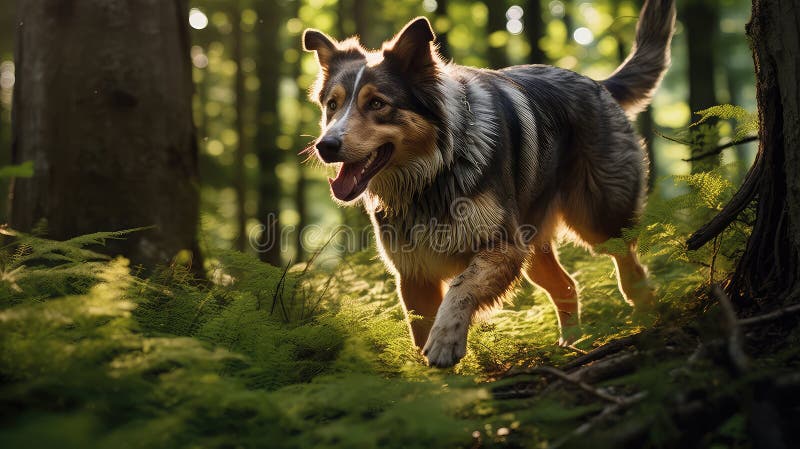 Device dog tracking stock illustration. Illustration of trail - 307608093