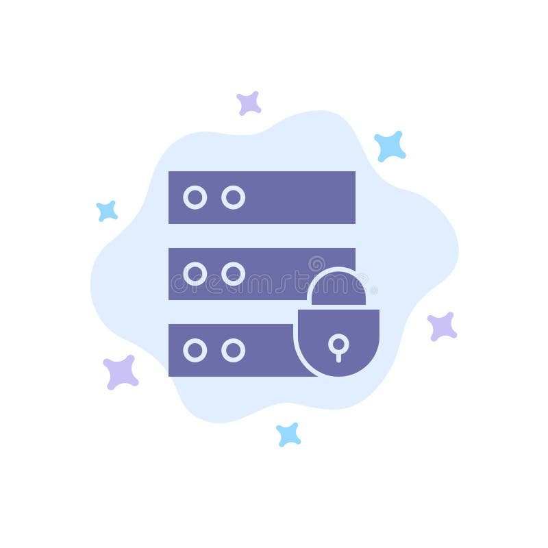 Device, Electronic, Internet Security, Key Blue Icon on Abstract Cloud ...