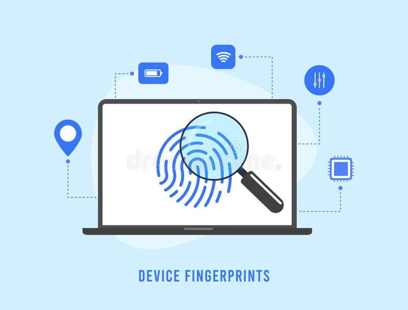 Device Fingerprints Concept Web Browser Fingerprinting Data For Remote Device Identification