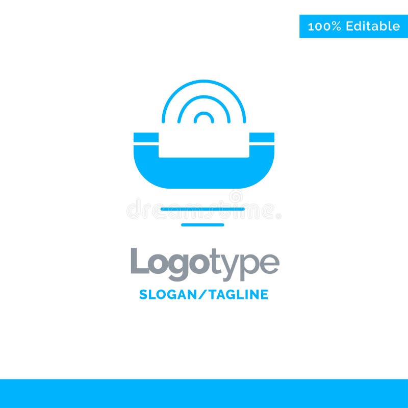Device, Help, Productivity, Support, Telephone Blue Solid Logo Template ...