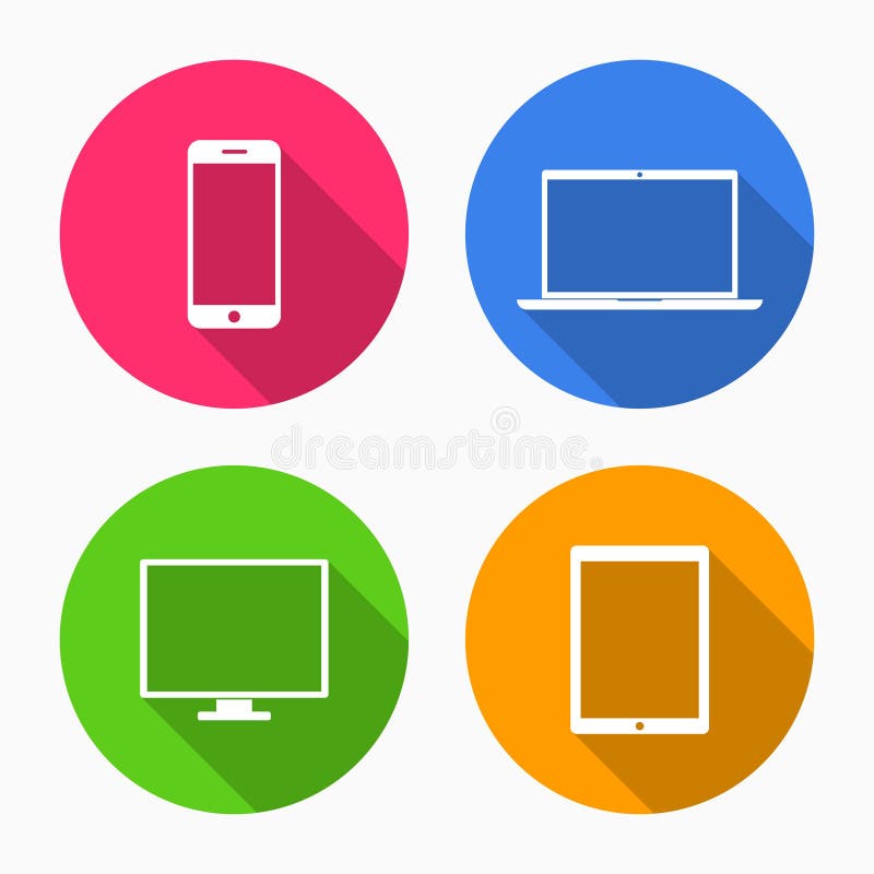 Mobile Desktop Tablet Icons Stock Illustrations – 6,189 Mobile Desktop ...
