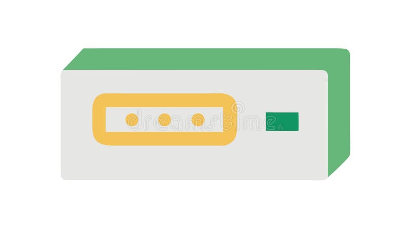 Device with Indicators Flat Icon (Router Modem) for Network, Vector ...