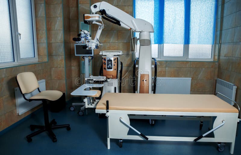 Device for Laser Vision Correction in the Operating Room Stock Image ...