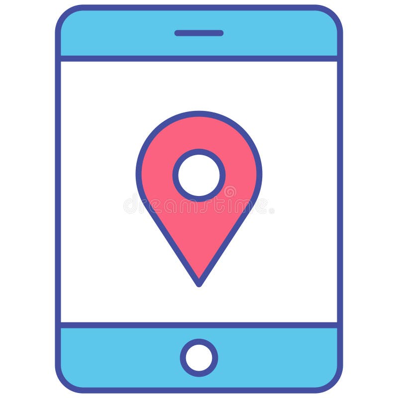 Device Location Isolated Vector Icon Which Can Easily Modify or Edit ...