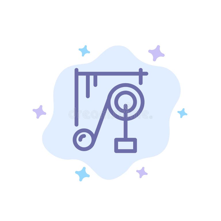Device, Machine, Science, Science Machine Blue Icon on Abstract Cloud ...
