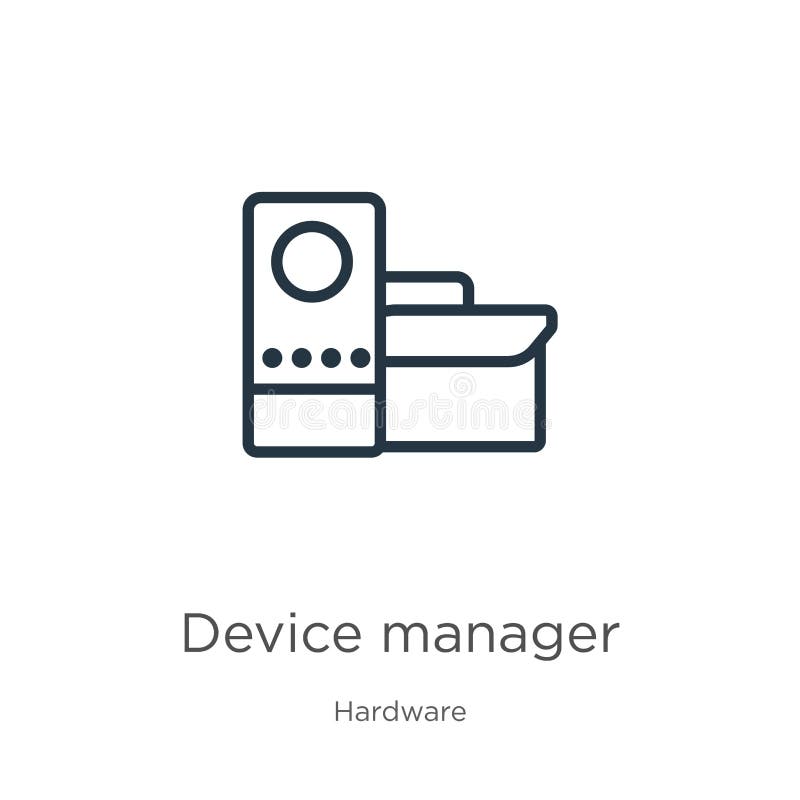 Device Manager Icon in Trendy Design Style. Device Manager Icon ...