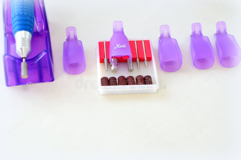 The device for manicure stock photo. Image of cosmetics - 83826968
