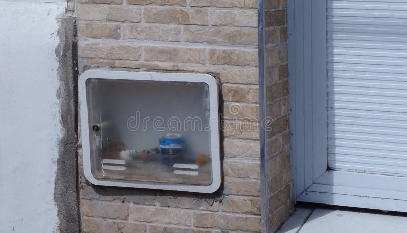 Device for Measuring Water Volume in a Transparent Plastic Box Stock ...