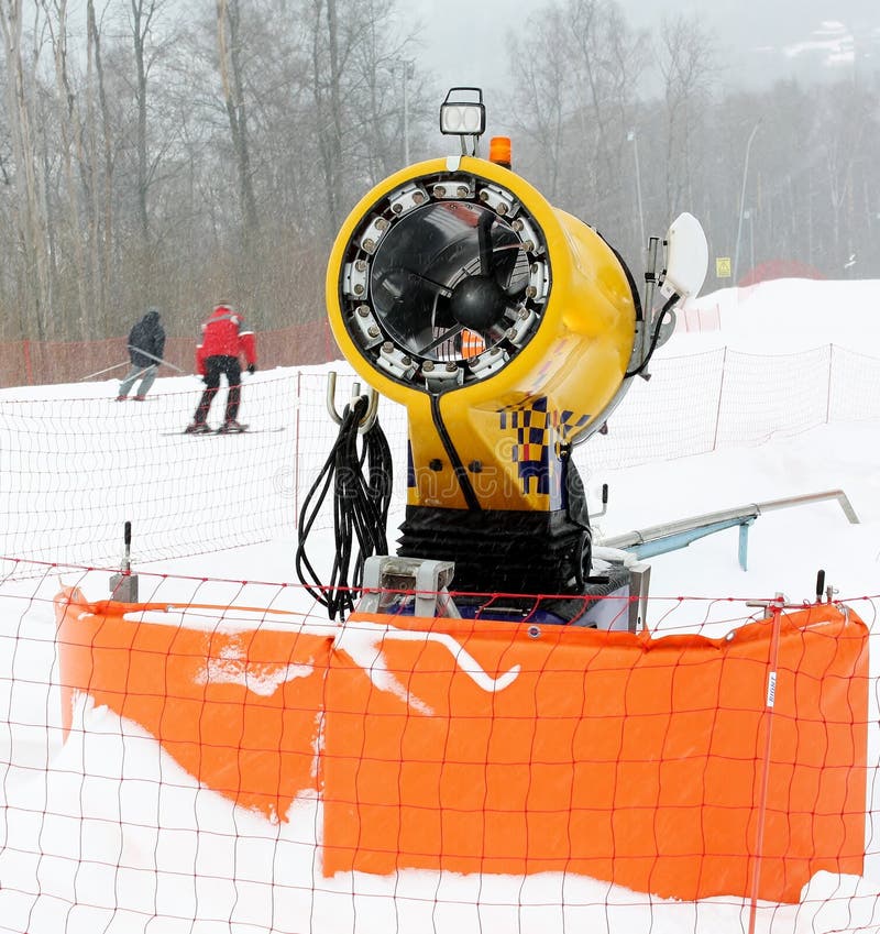 Device for the Production of Snow Stock Image - Image of texture ...